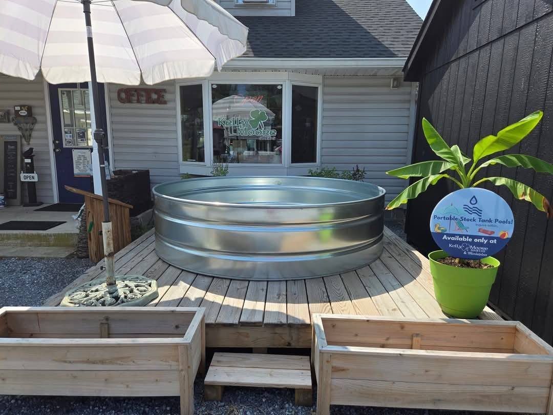Portable Stock Tank Pools - Kelly Moore Sheds